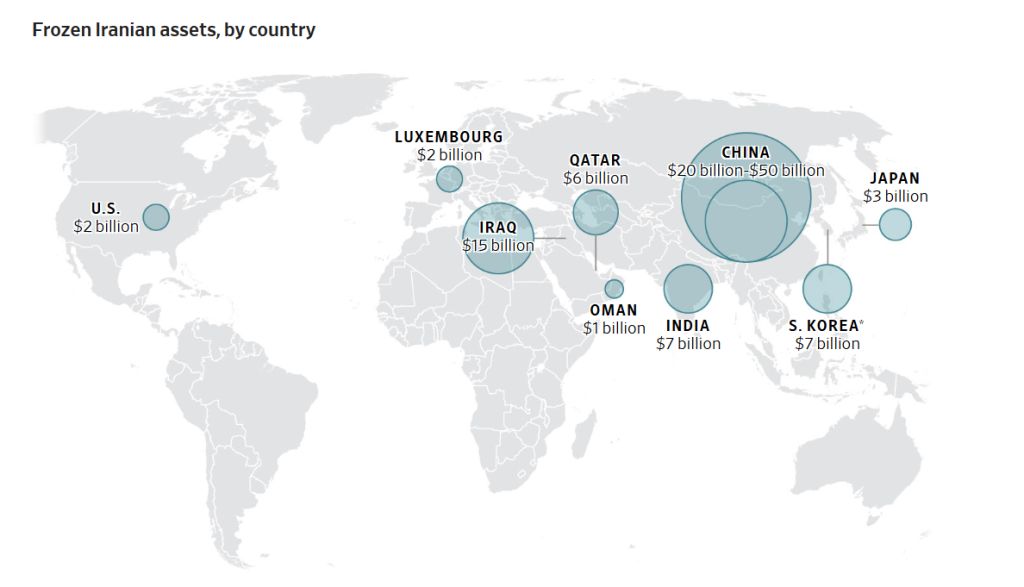 Where Are Iran’s Frozen Assets Held? How Much? - TalkMarkets